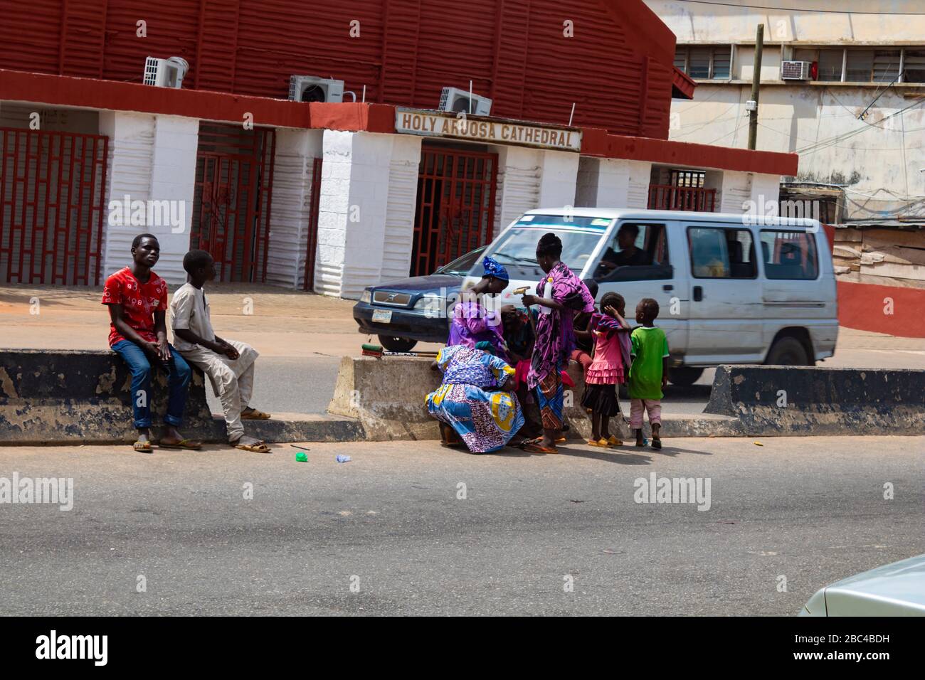 Homeless peoples in the street of Africa Stock Photo - Alamy