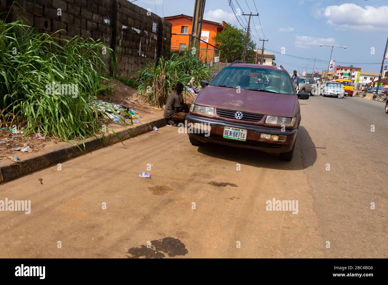 Homeless peoples in the street of Africa Stock Photo - Alamy