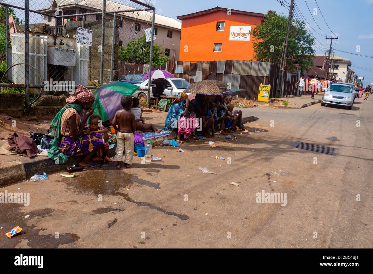 Homeless peoples in the street of Africa Stock Photo - Alamy
