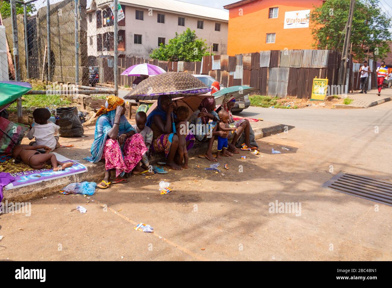 Homeless peoples in the street of Africa Stock Photo - Alamy