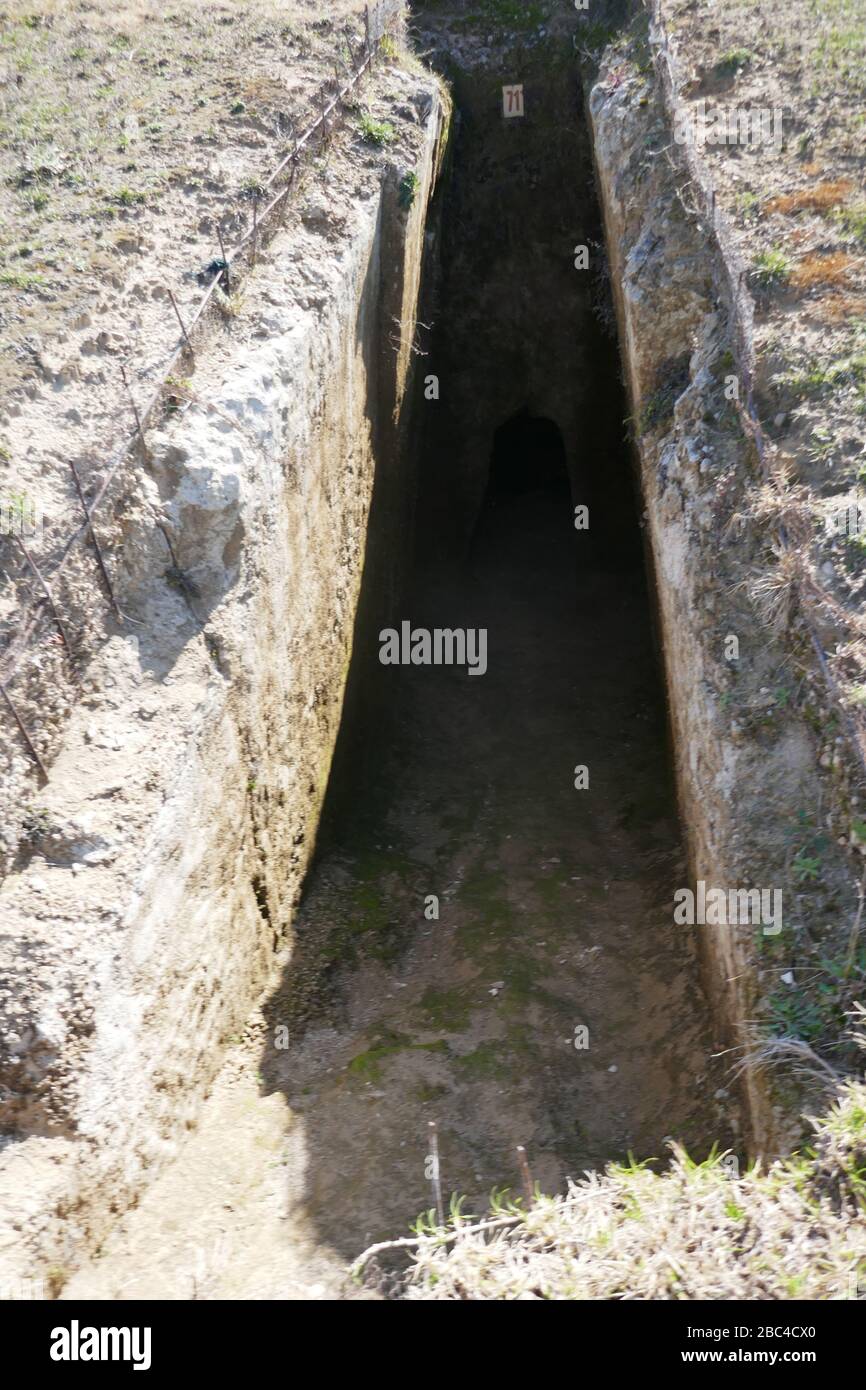 Mycenaean Cemetery Voudeni Stock Photo - Alamy