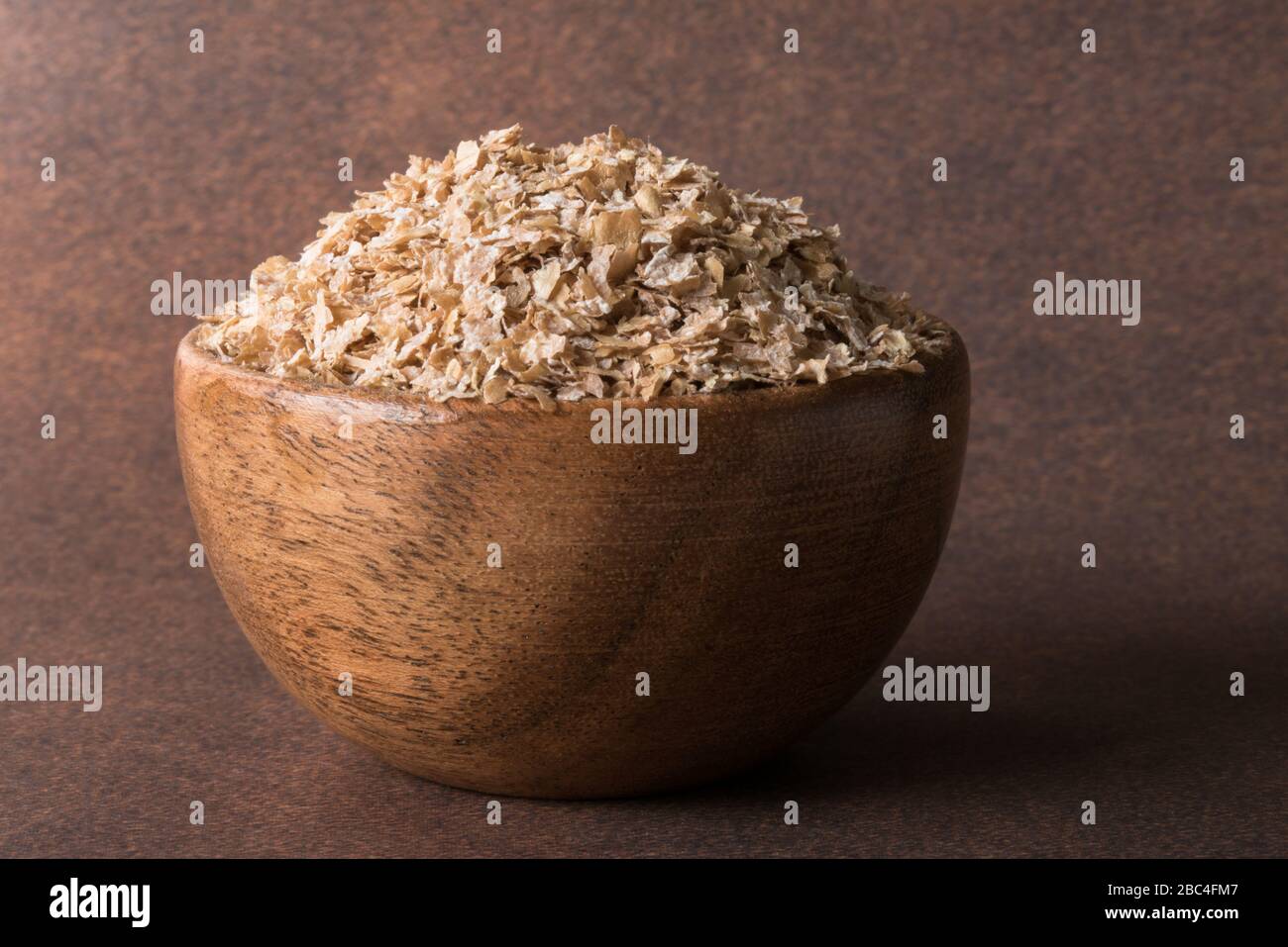 Wheat Bran in a Bowl Stock Photo - Alamy