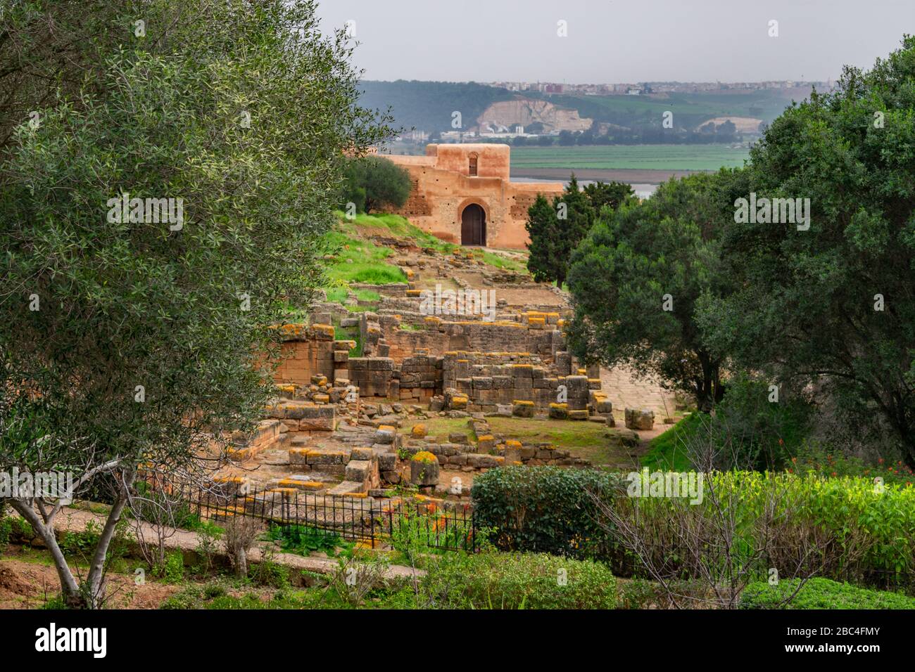 Chellah necropolis people hi-res stock photography and images - Alamy