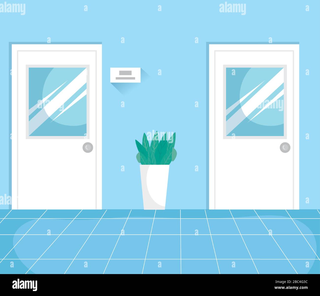 Cartoon surgery room interior Stock Vector Images - Alamy