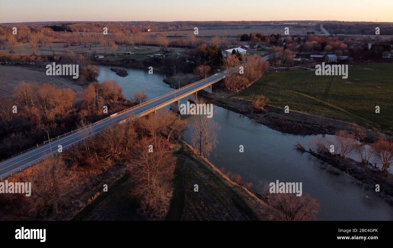 Delaware Ontario Canada - Aerial Stock Photo - Alamy