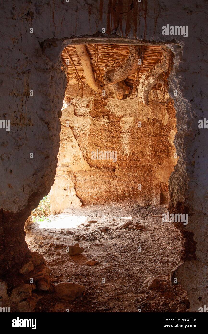 Derelict Barn Interior Stock Photo - Alamy