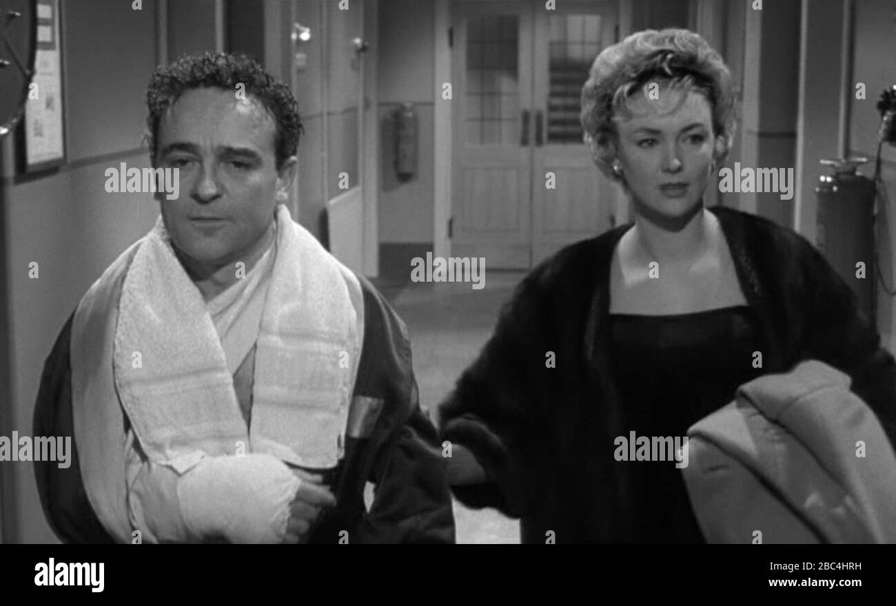 London. UK. Kenneth Connor and Susan Shaw in a scene in ©Beaconsfield ...