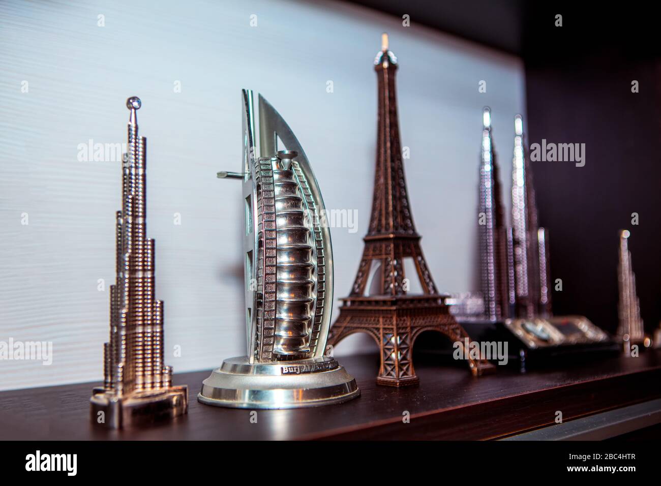 the famous symbols of international architecture Stock Photo - Alamy
