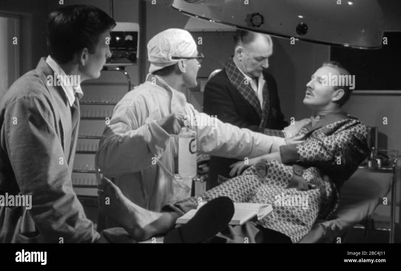 London. UK. Terence Longdon, Kenneth Williams, Cyril Chamberlain and ...