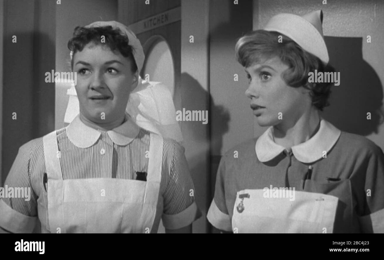 London. UK. Joan Sims and Susan Stephen in a scene in ©Beaconsfield ...