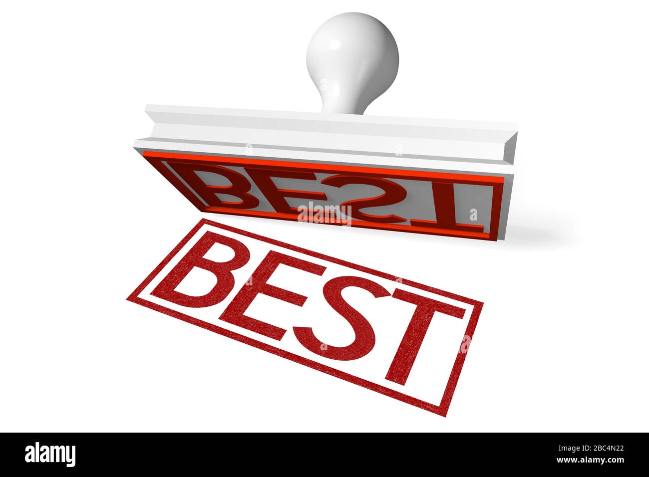 3D rubber stamp - best Stock Photo - Alamy