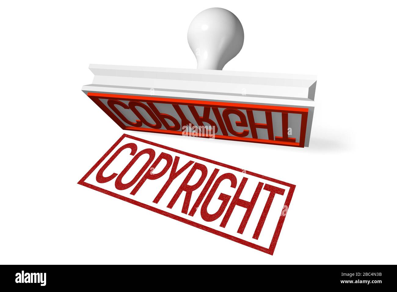 Symbol copyright protection stamp Cut Out Stock Images & Pictures - Alamy