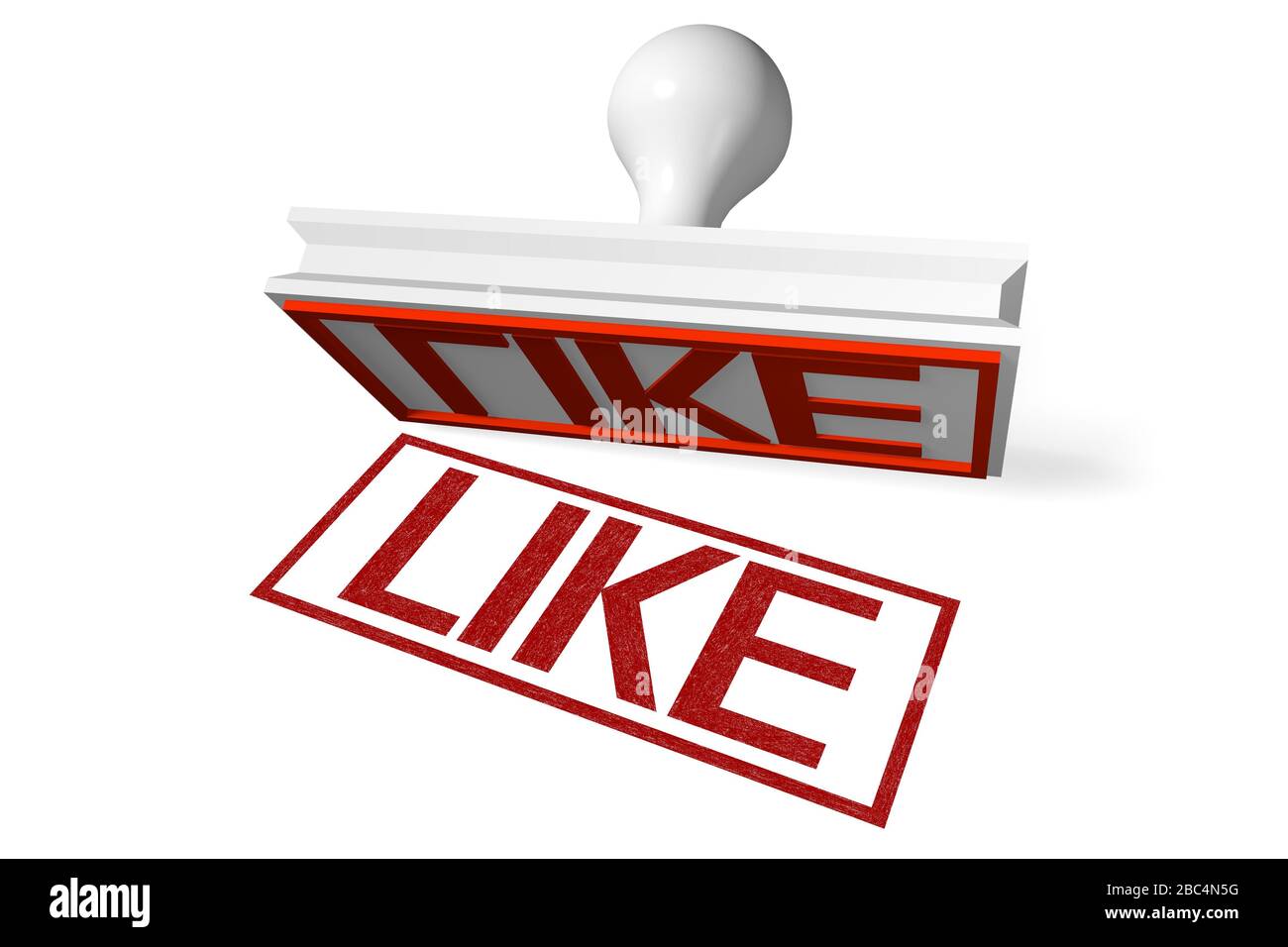 3D rubber stamp - like Stock Photo - Alamy