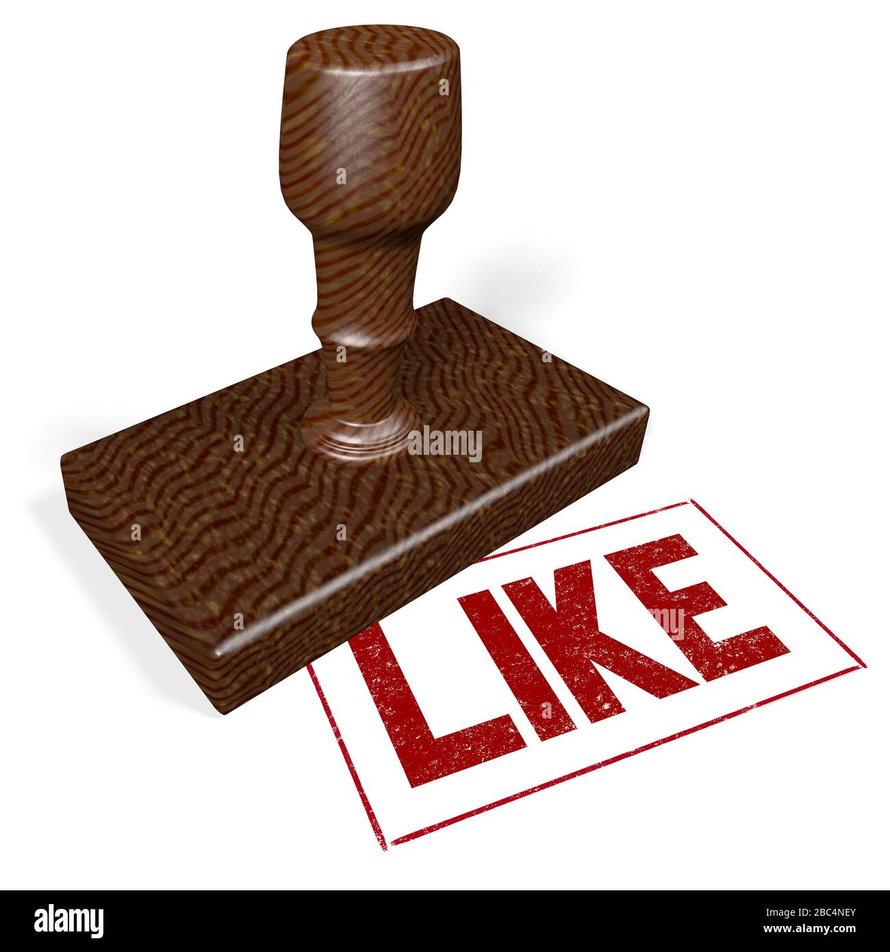 3D rubber stamp - like Stock Photo - Alamy