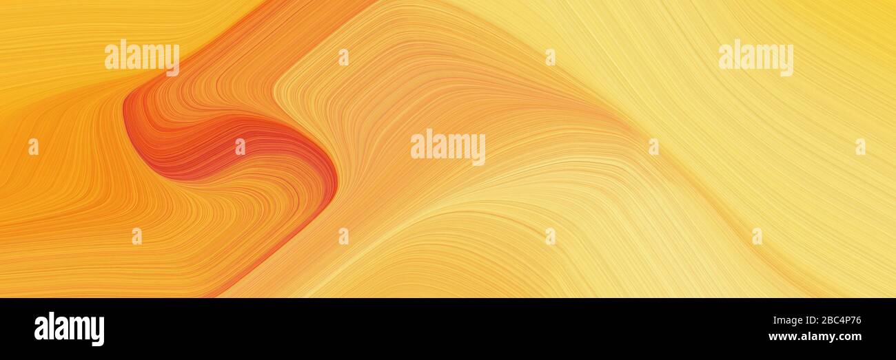 abstract artistic designed horizontal header with pastel orange, khaki ...