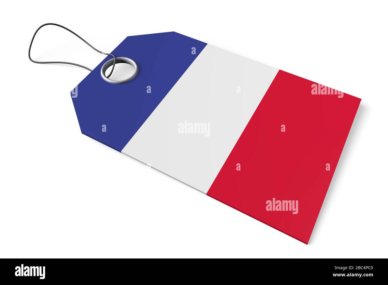 3D price tag, product made in France Stock Photo - Alamy