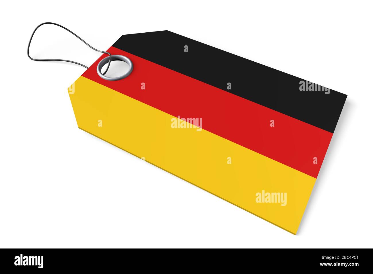 3D price tag, product made in Germany Stock Photo - Alamy