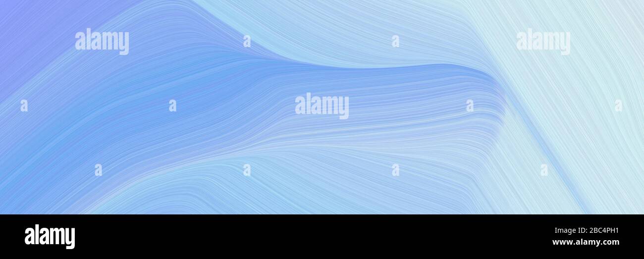 abstract artistic horizontal header with baby blue, lavender and light ...