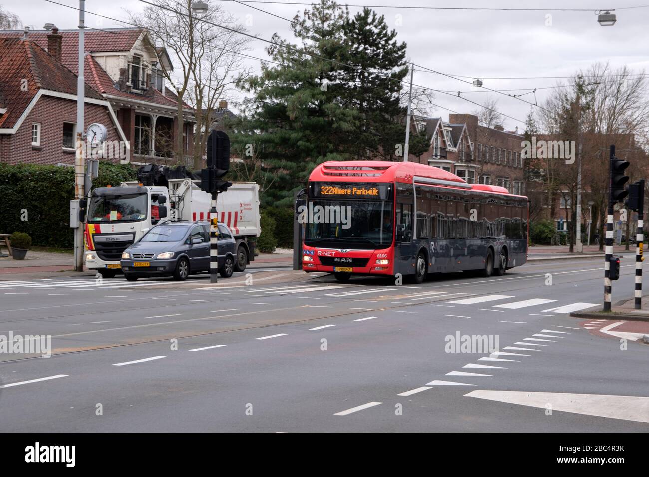 Bus 322 At The Middenweg At Amsterdam The Netherlands 2020 Stock Photo ...