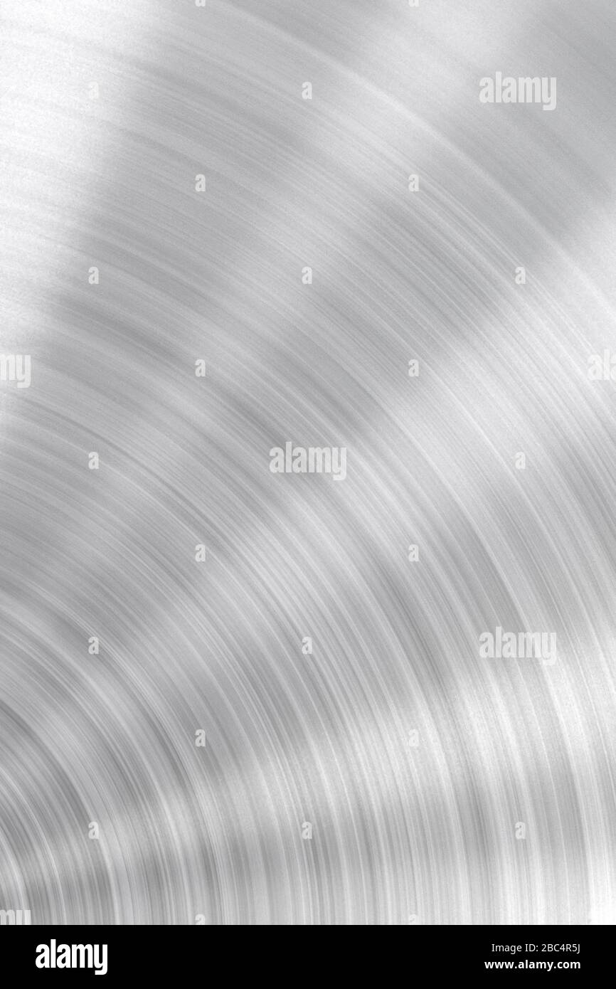 Circular brushed metal texture - background Stock Photo - Alamy
