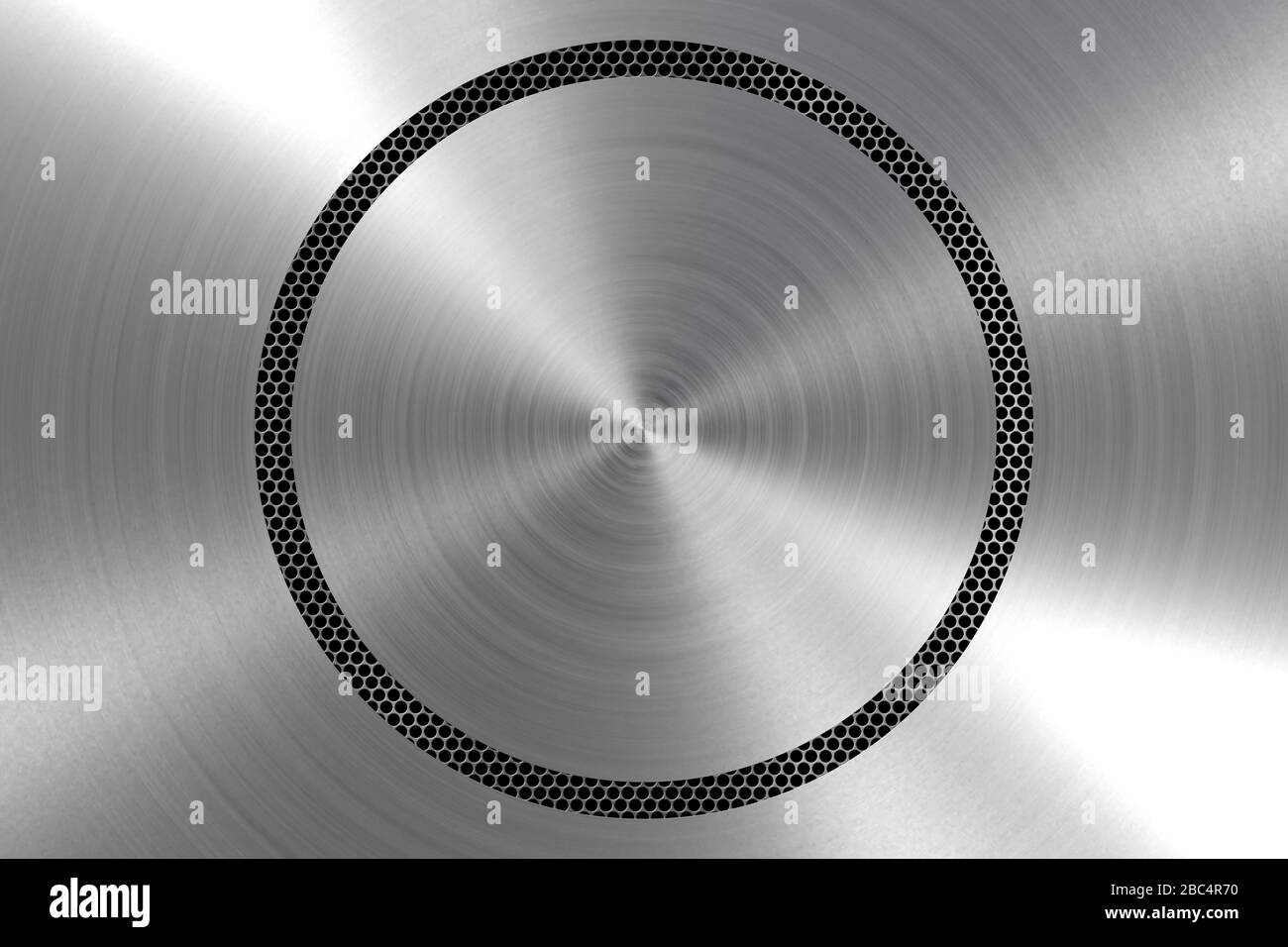 Circular brushed metal texture - background Stock Photo - Alamy