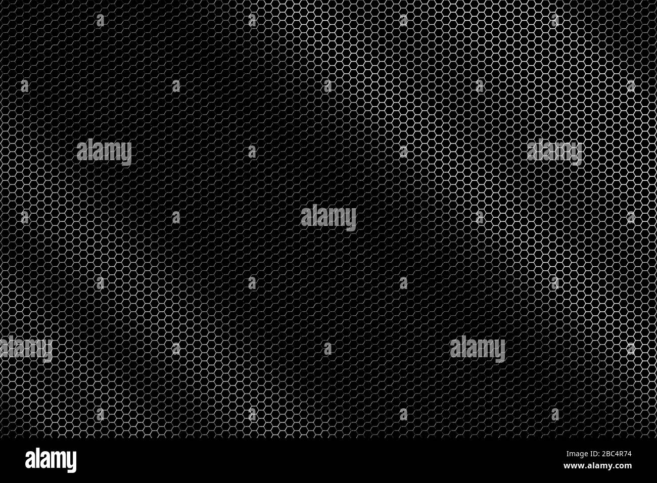 Hexagonal metal texture hi-res stock photography and images - Alamy