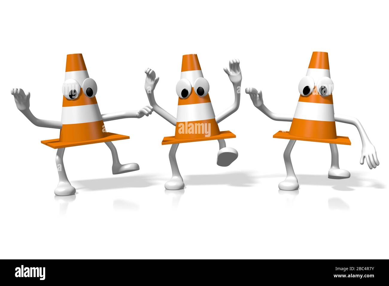 No parking cones Cut Out Stock Images & Pictures - Alamy