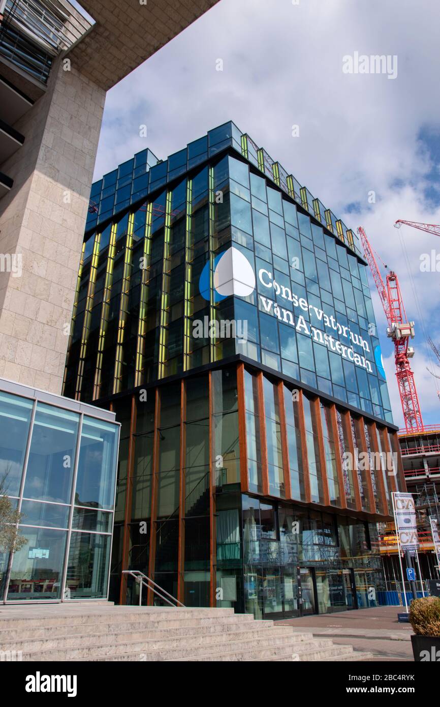 Conservatorium Of Amsterdam Building The Netherlands 2020 Stock Photo ...