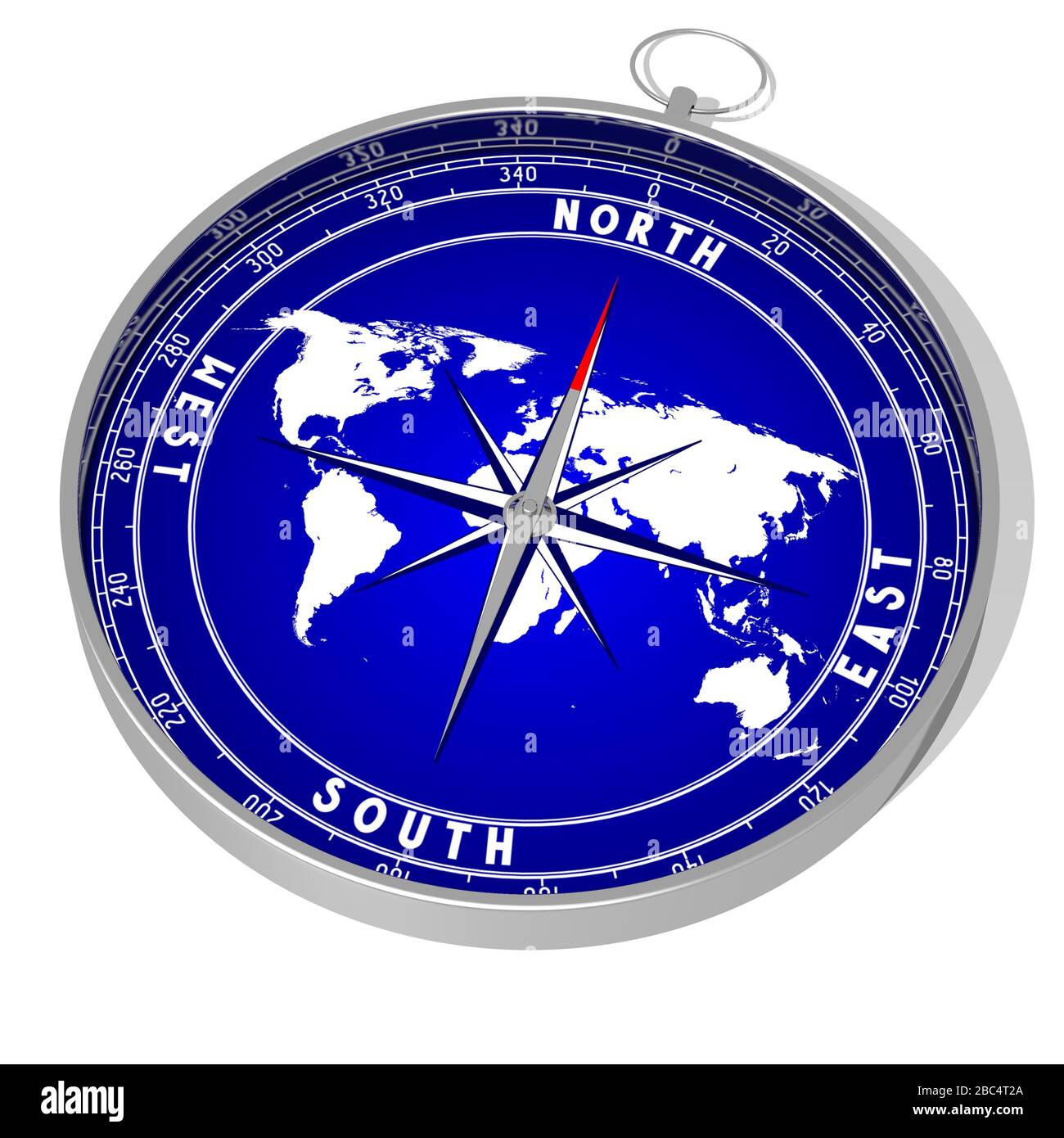 3D compass - travel concept Stock Photo - Alamy