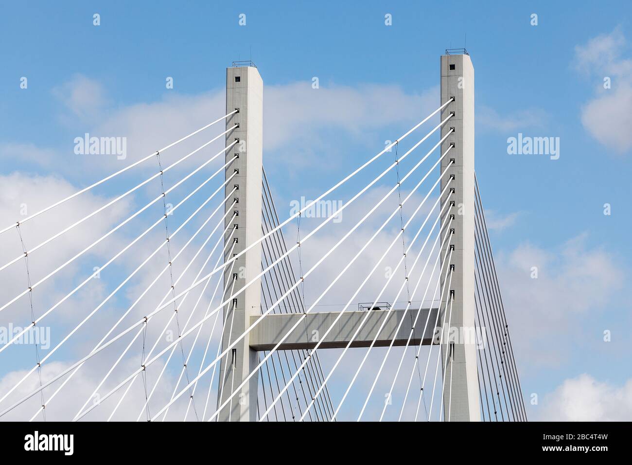 US Route 34 Great River Bridge crossing the Mississippi River between ...
