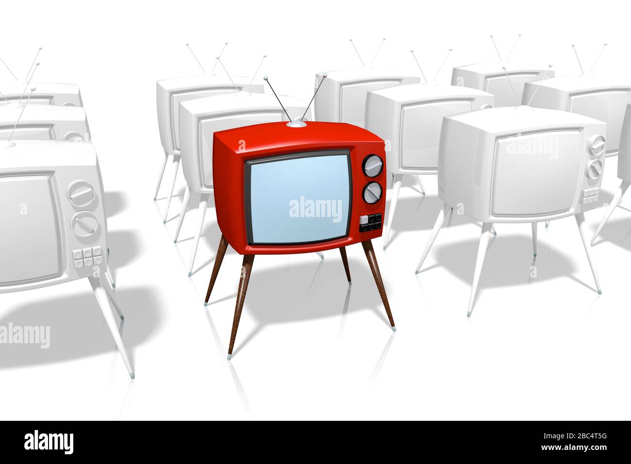 TV set concept Stock Photo - Alamy