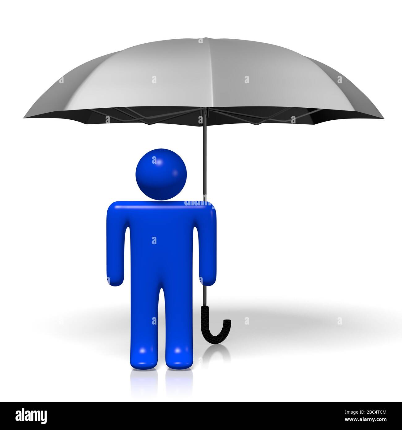 Business insurance concept blue Cut Out Stock Images & Pictures - Alamy