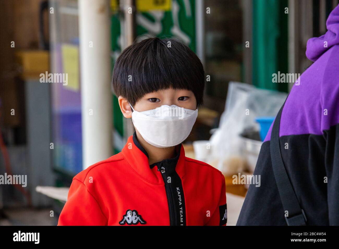 Boy wearing a mask hi-res stock photography and images - Alamy