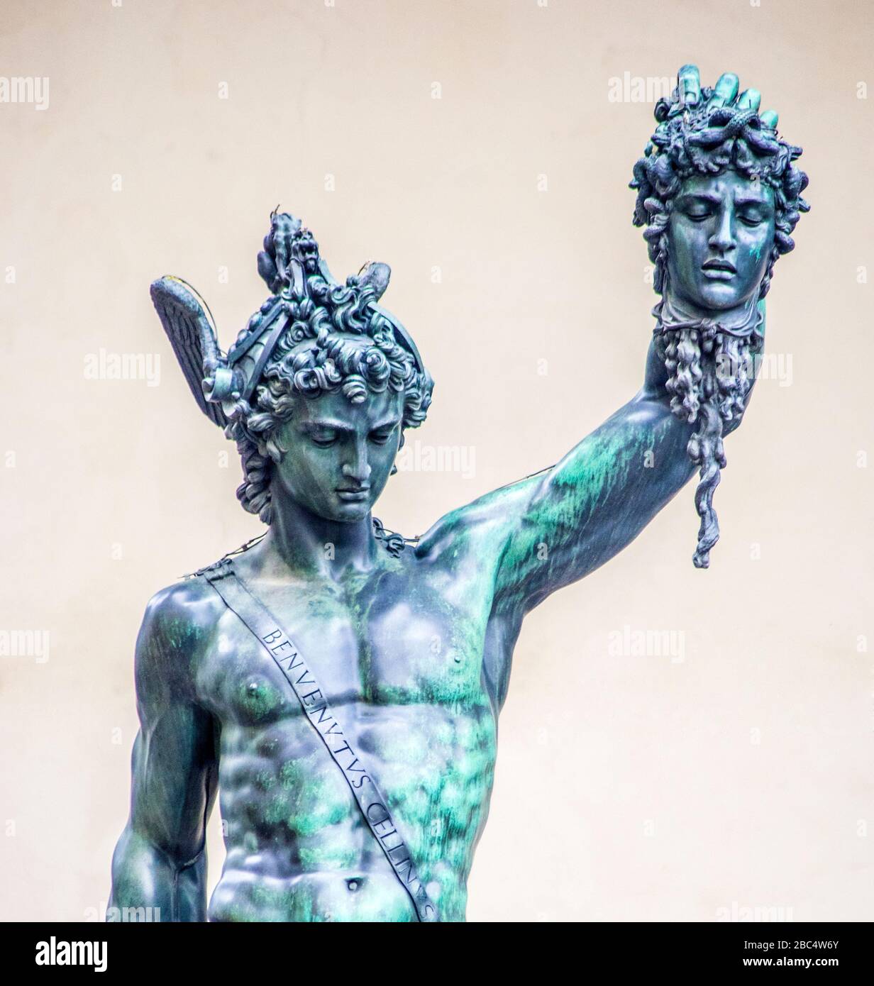 florence statue in piazza della signoria, the italian florentine ...