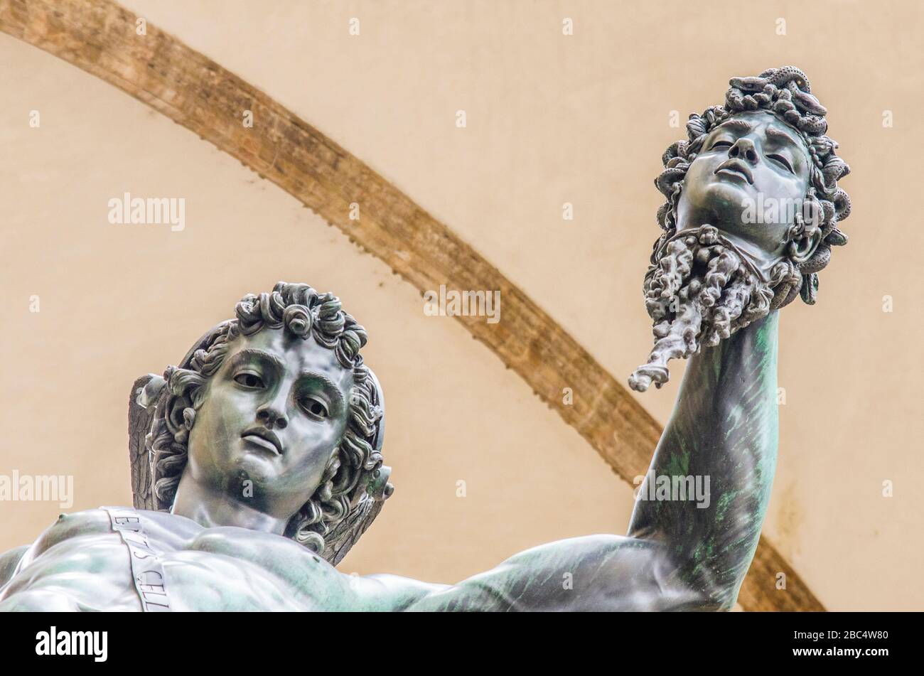 florence statue in piazza della signoria, the italian florentine ...