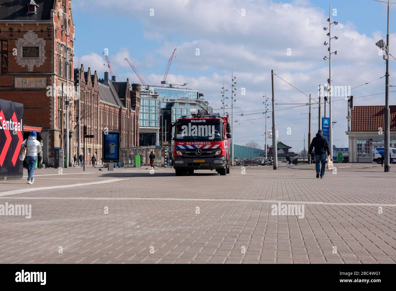 Fire Department Truck At Amsterdam The Netherlands 2020 Stock Photo - Alamy