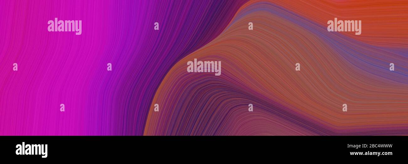 abstract dynamic curved lines decorative horizontal header with dark ...