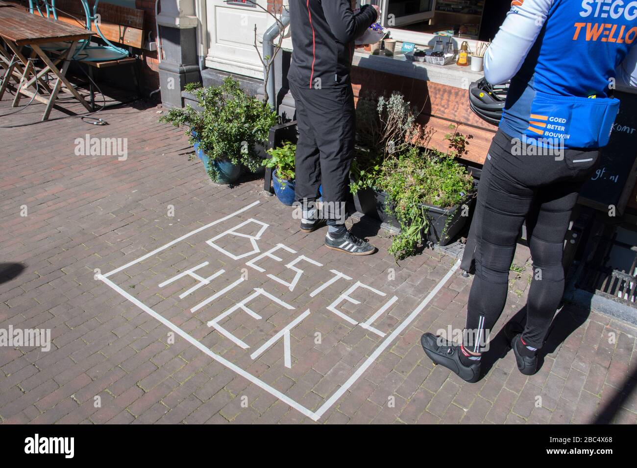 No 1.5 Meter Distance At A Restaurant Take Away Amsterdam The ...