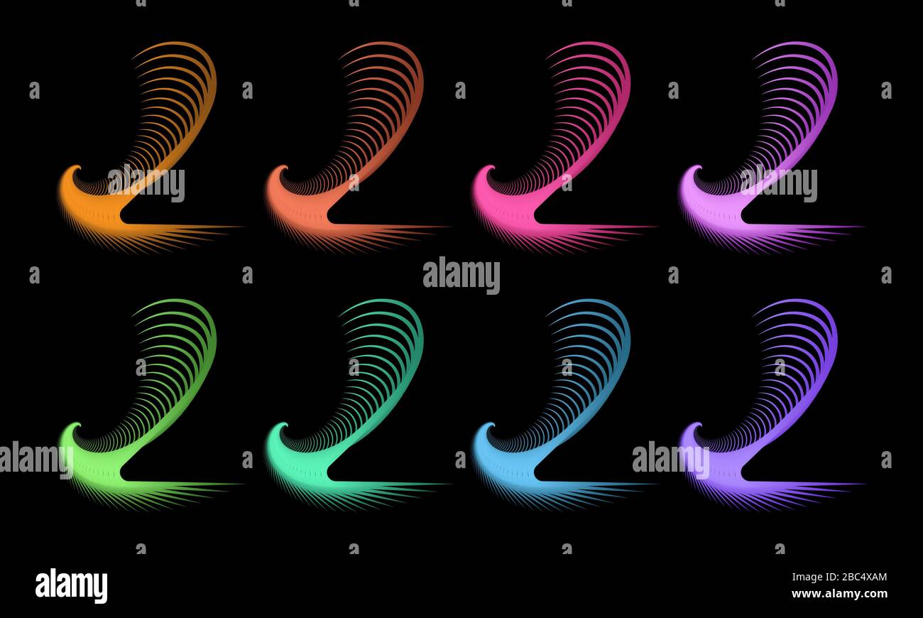 Bird with eight different colors hi-res stock photography and images ...