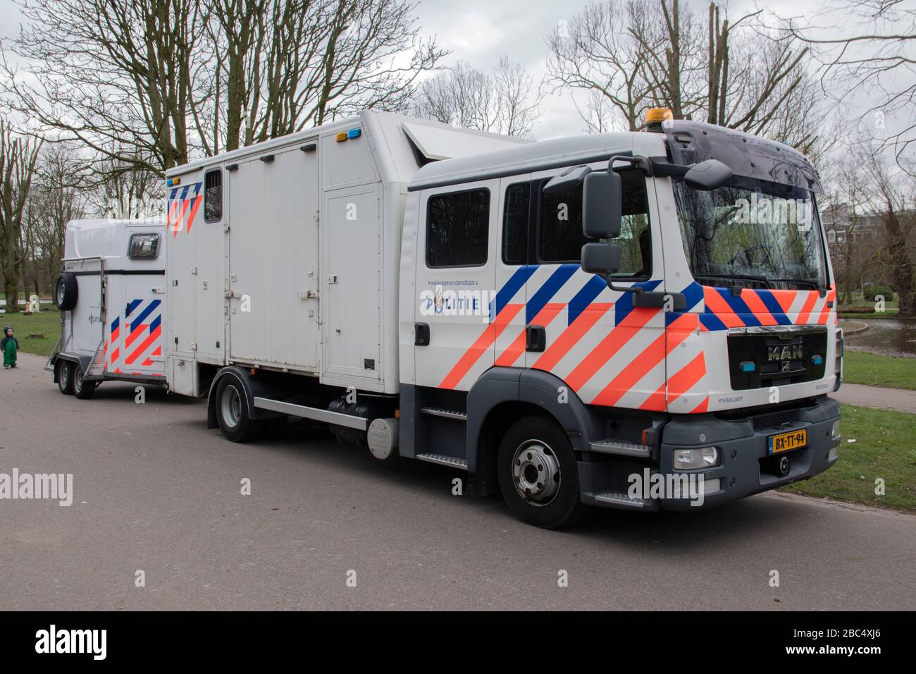 Police Truck For Horses At Amsterdam The Netherlands 2020 Stock Photo ...