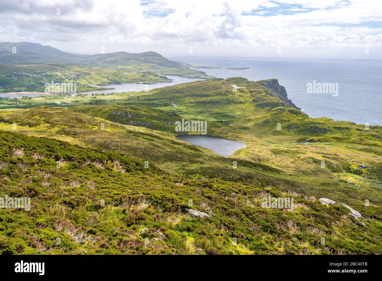 Bunglass Point lookout in Ireland Stock Photo - Alamy