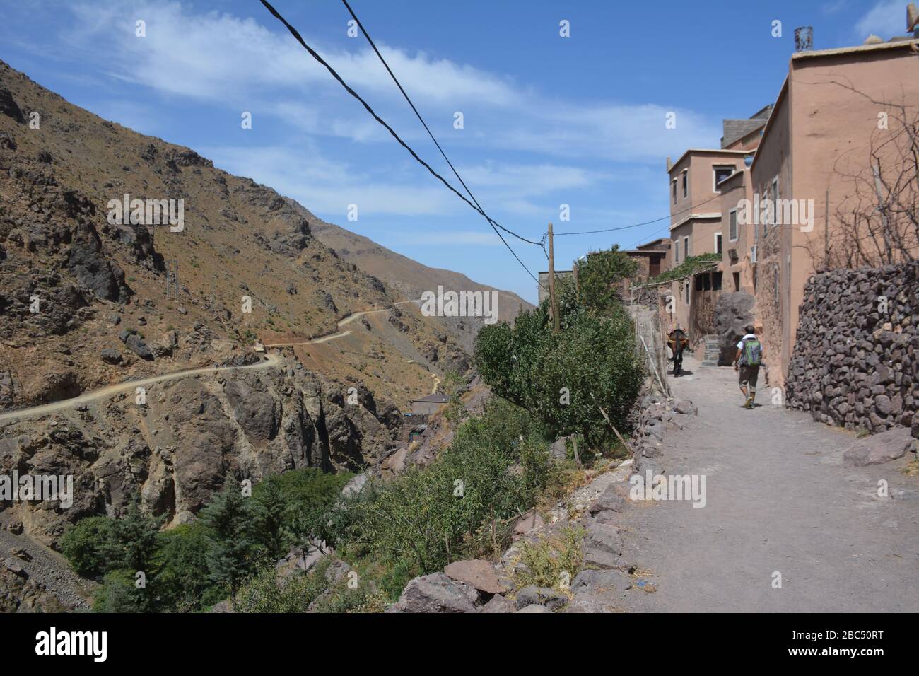 Trekking in the village of Armed (Aroumd), a remote hilltop village ...