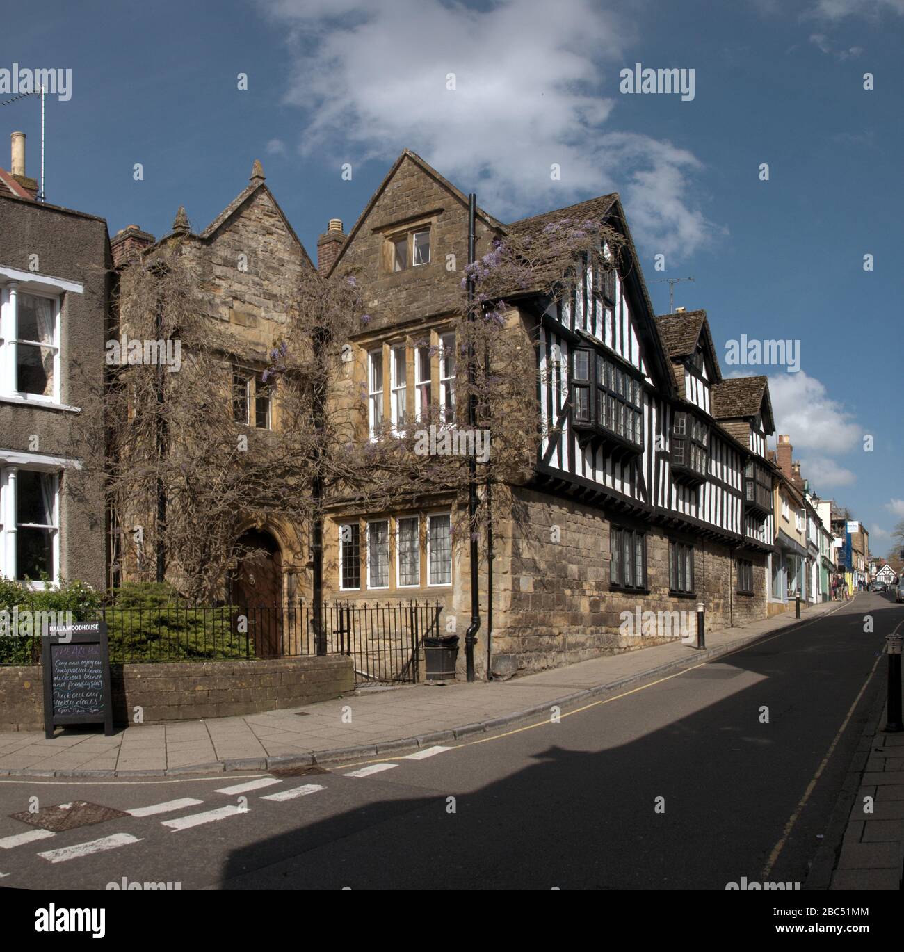 Old buildings in the centre of Sherborne, Dorset Stock Photo - Alamy