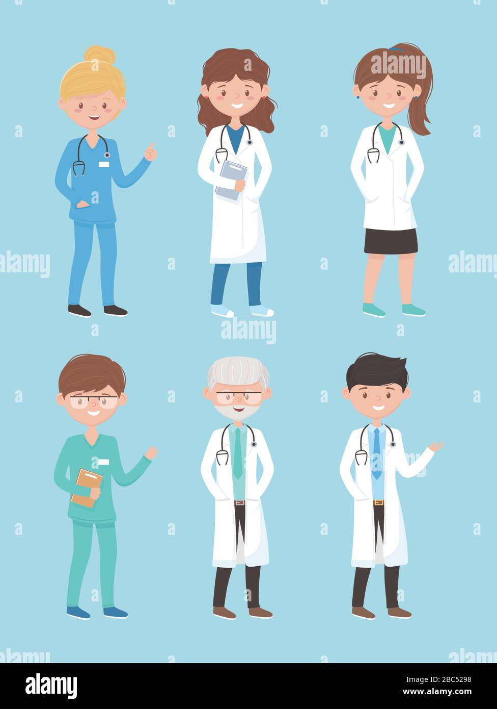 physicians female male people medical staff professional practitioner ...