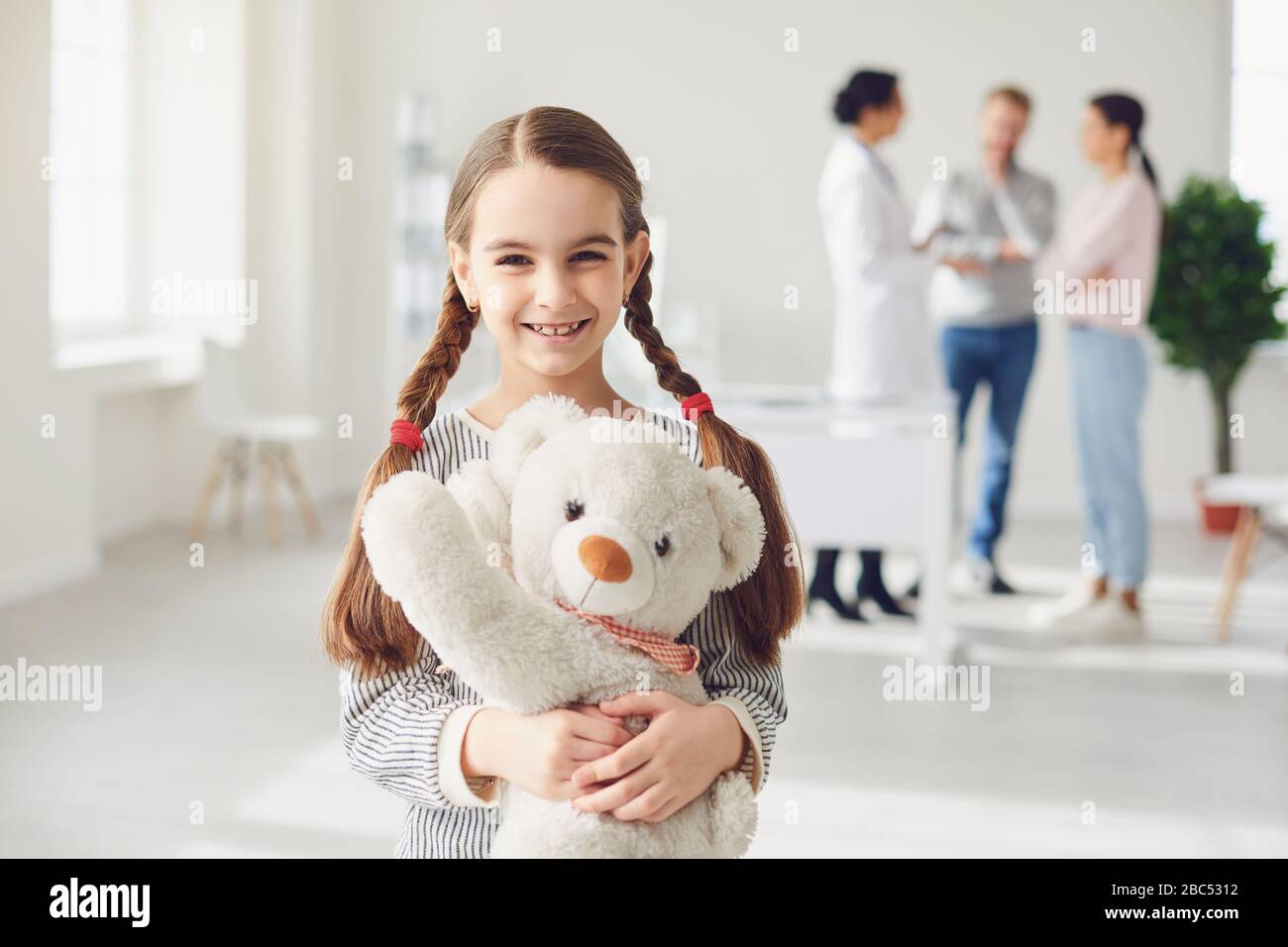 Concept doctor child family pediatrician pediatrics prophylaxis ...