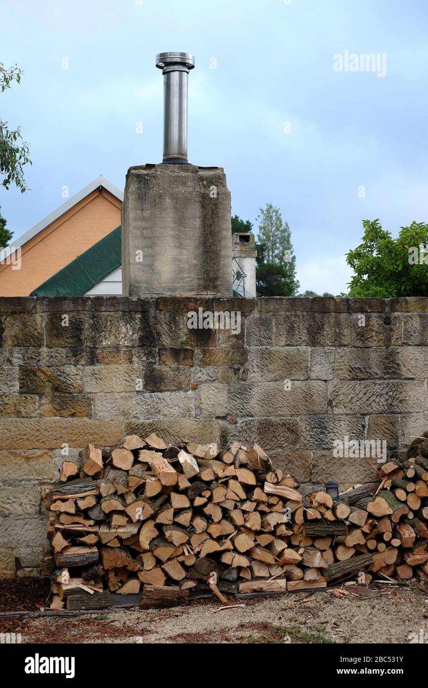 The wood pile, historic country house and hotel Mittagong, Southern ...