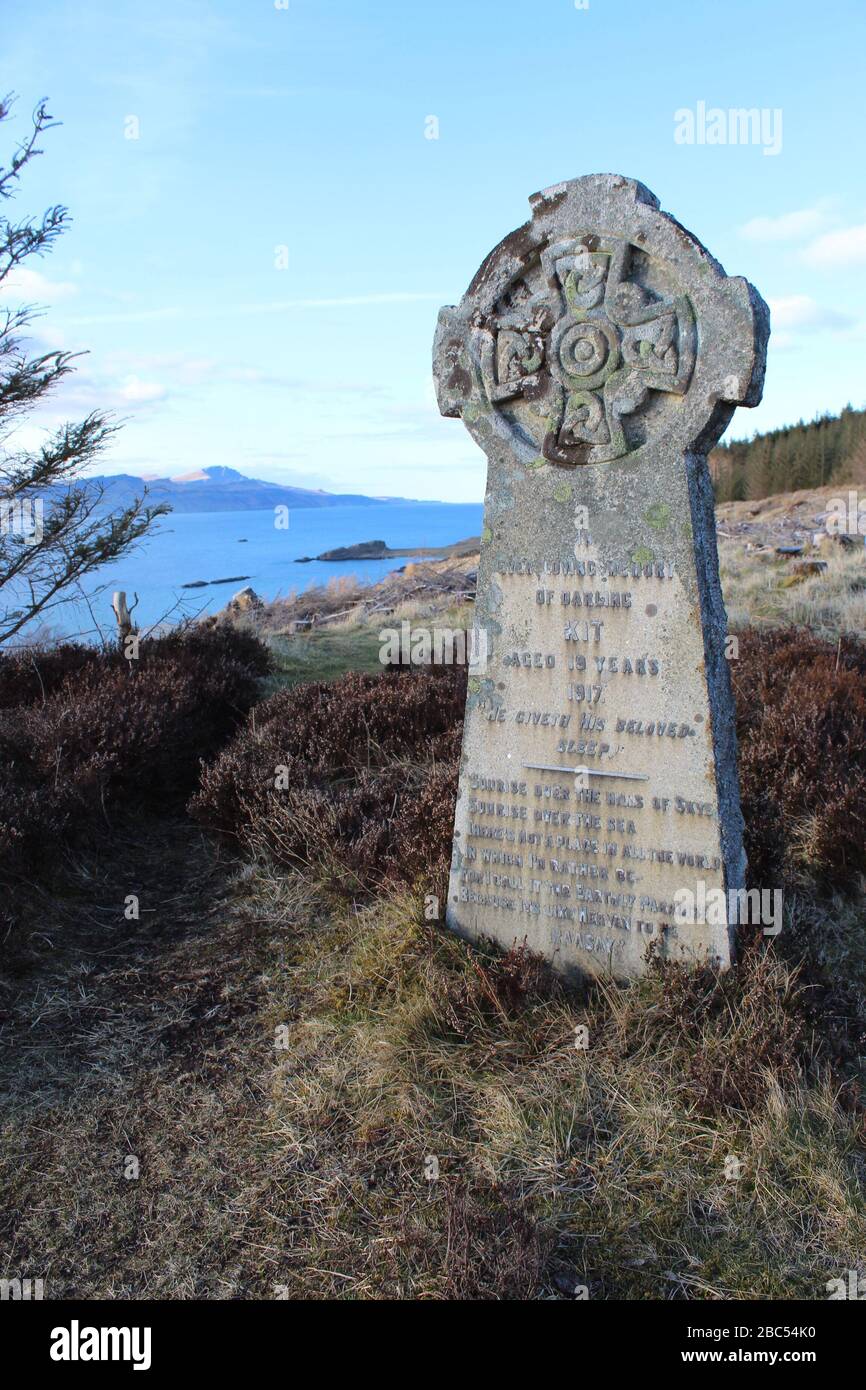 Kit's Stone Raasay Stock Photo - Alamy