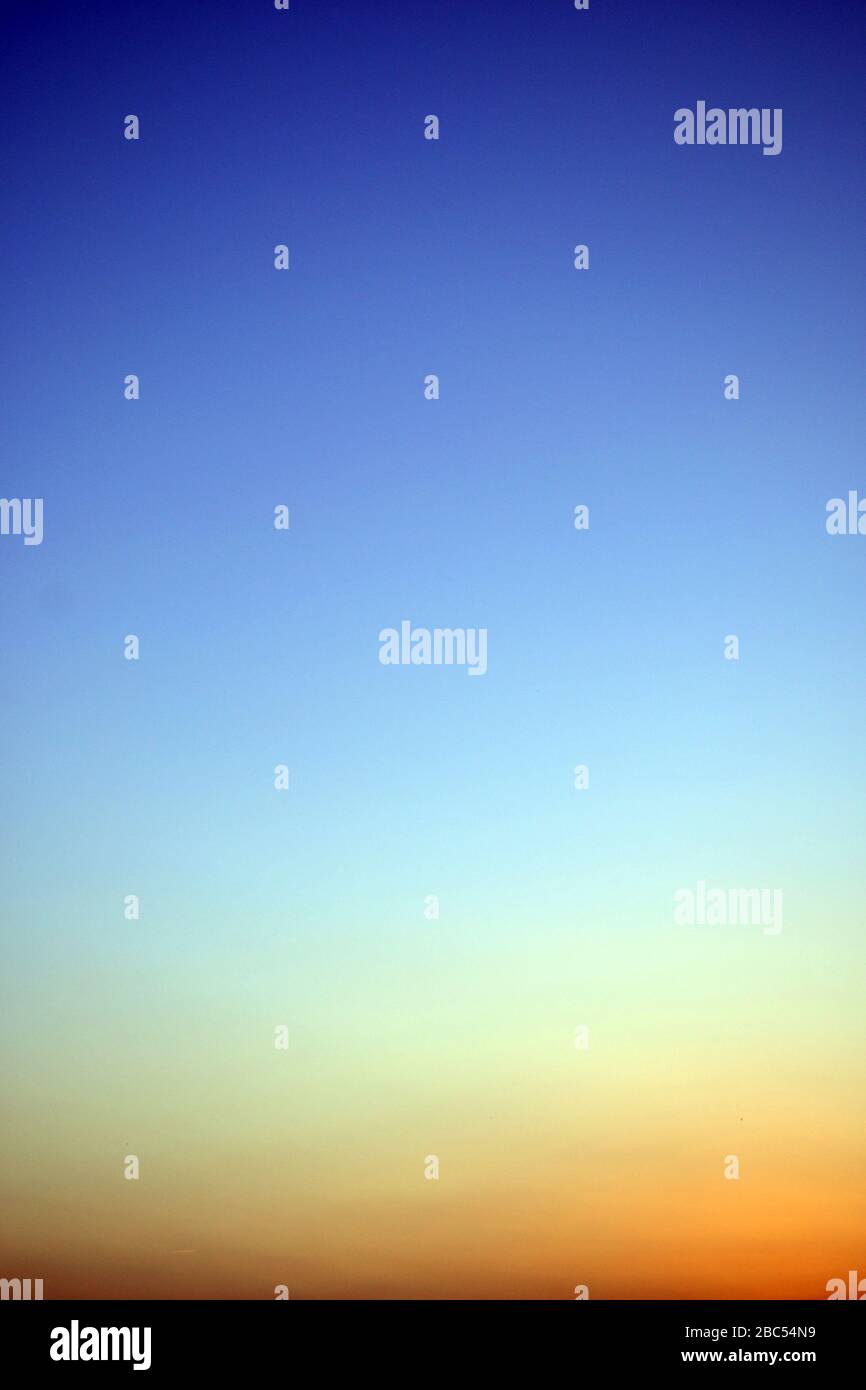 Color gradients from light to shadow, from yellow to blue Stock Photo ...