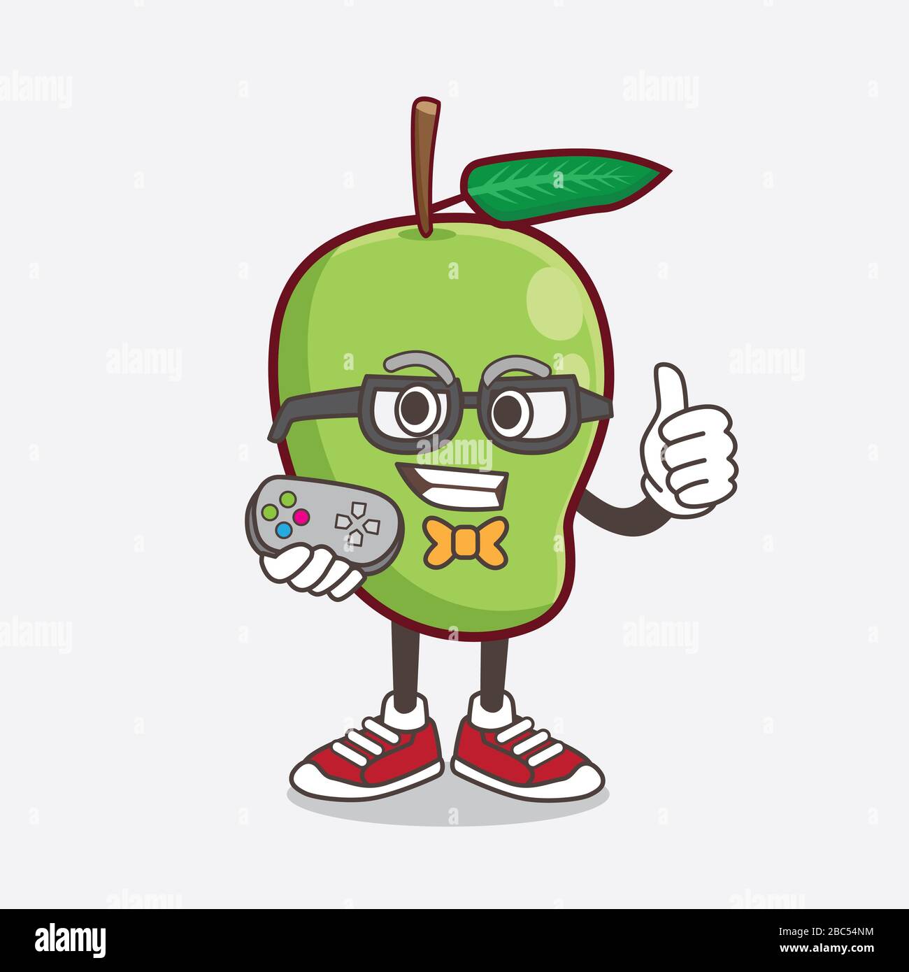 An illustration of Mango Fruit cartoon mascot character as attractive ...