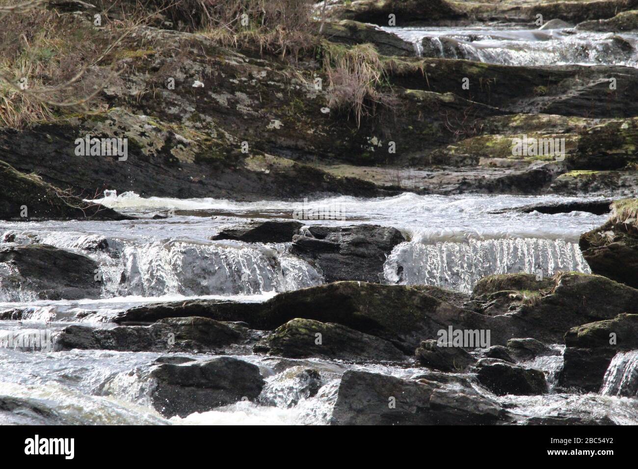 Falls of Dochart Killin Stock Photo - Alamy